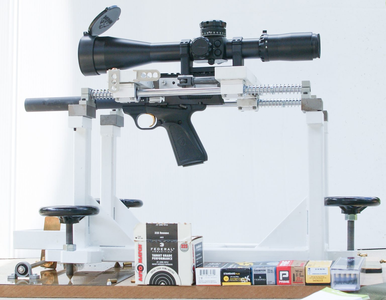 Universal Precision Test Fixture for Firearms | David Bookstaber
